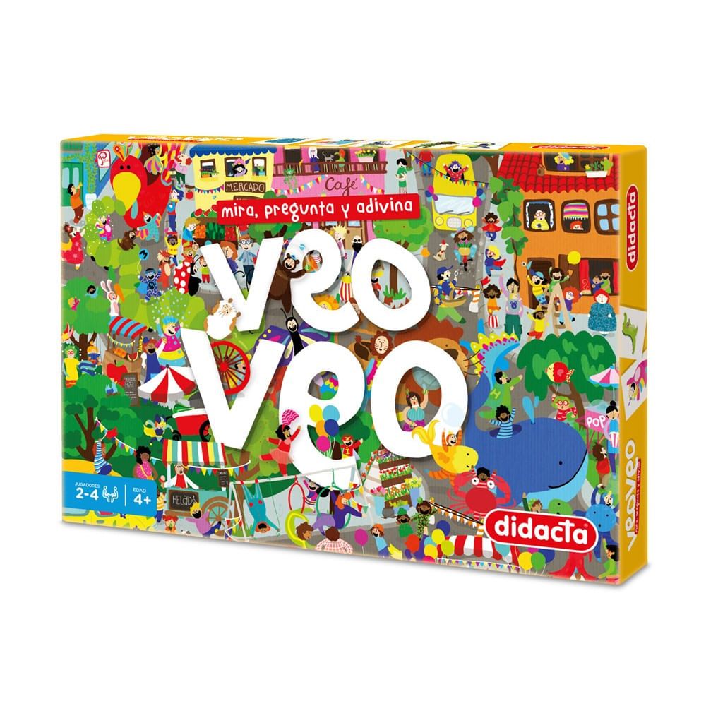 Juego De Mesa Veo Veo Mira Pregunta Y Adivina Didacta Ik