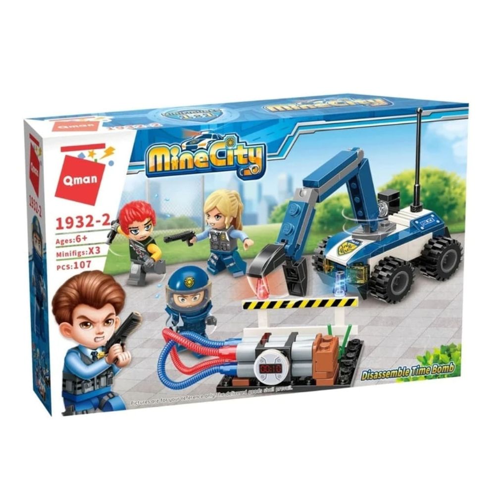 Vehiculos Coleccionables Mine City 107 Piezas