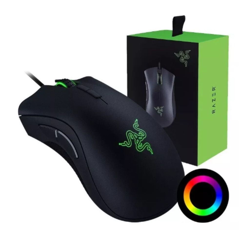 Mouse Con Cable Razer Deathadder Elite Gamer Optico 5g Negro