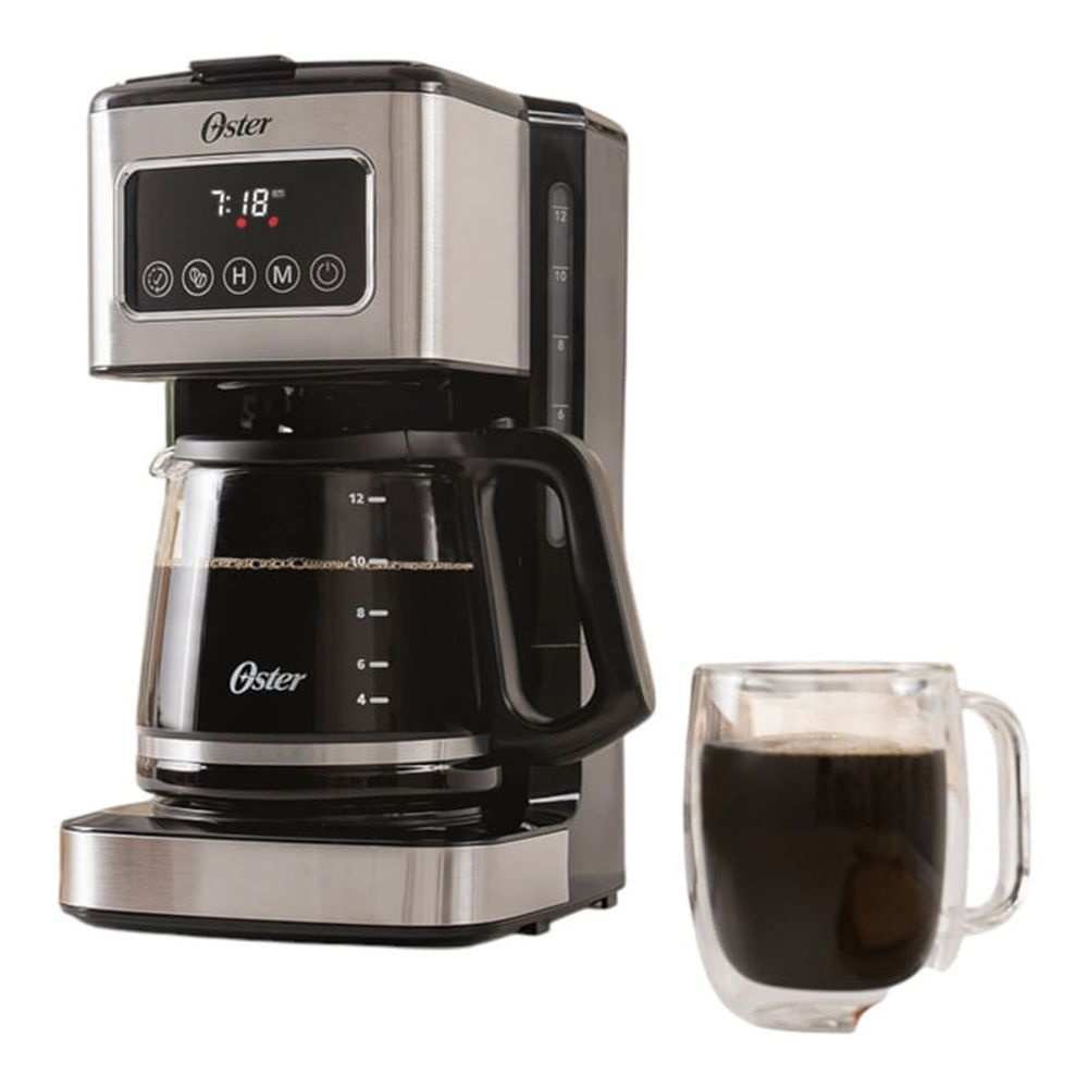 Cafetera programable Oster BVSTDC4403054AR 12 tazas con pantalla táctil