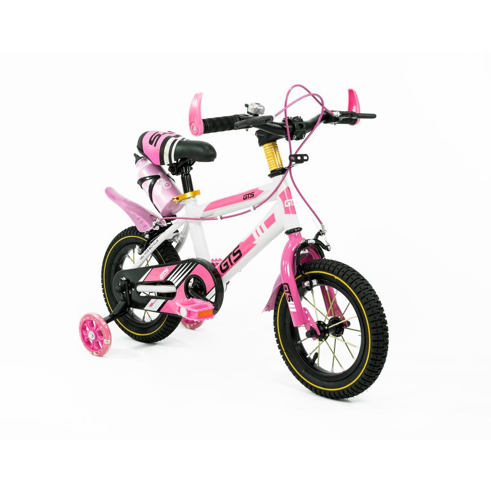 Bicicleta Gts R12 Mountain Bike Rosa con Blanco