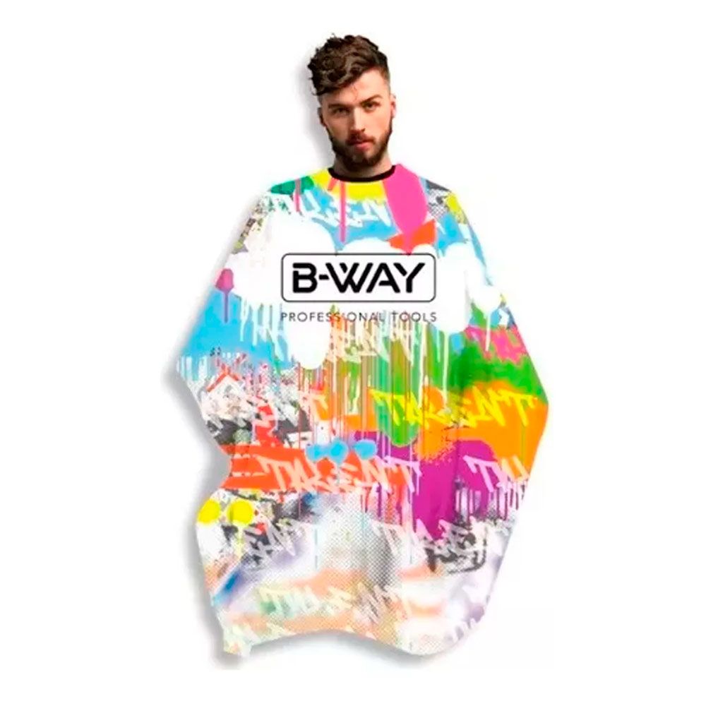 B-way Capa Corte Peluquería Barberia Impermeable Grafitti Grafiti