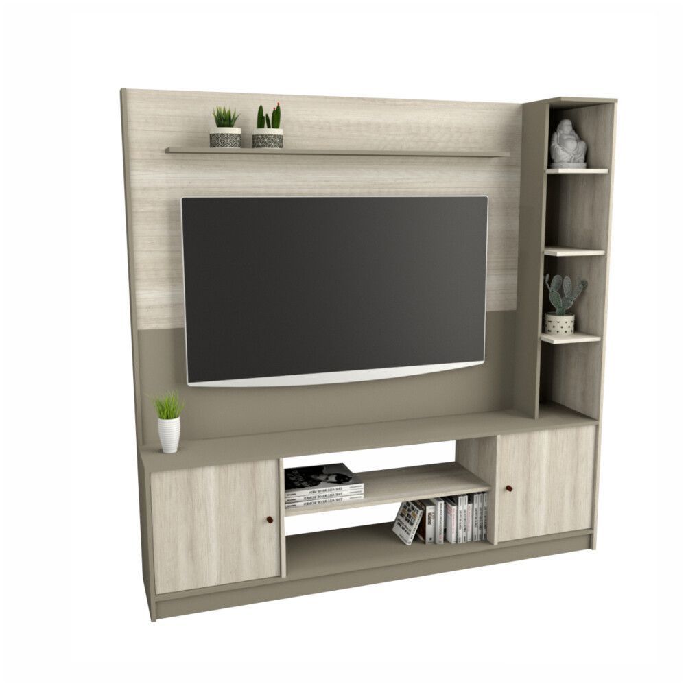 Modular Rack Centro De Entretenimiento Led Tv Mesa 1109 Ncg