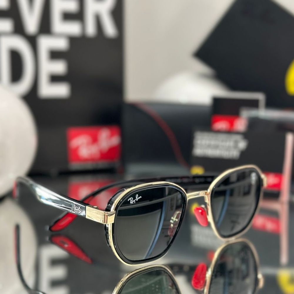 Lentes de Sol Ray-Ban Scuderia Ferrari RB3674 Dorado/Verde