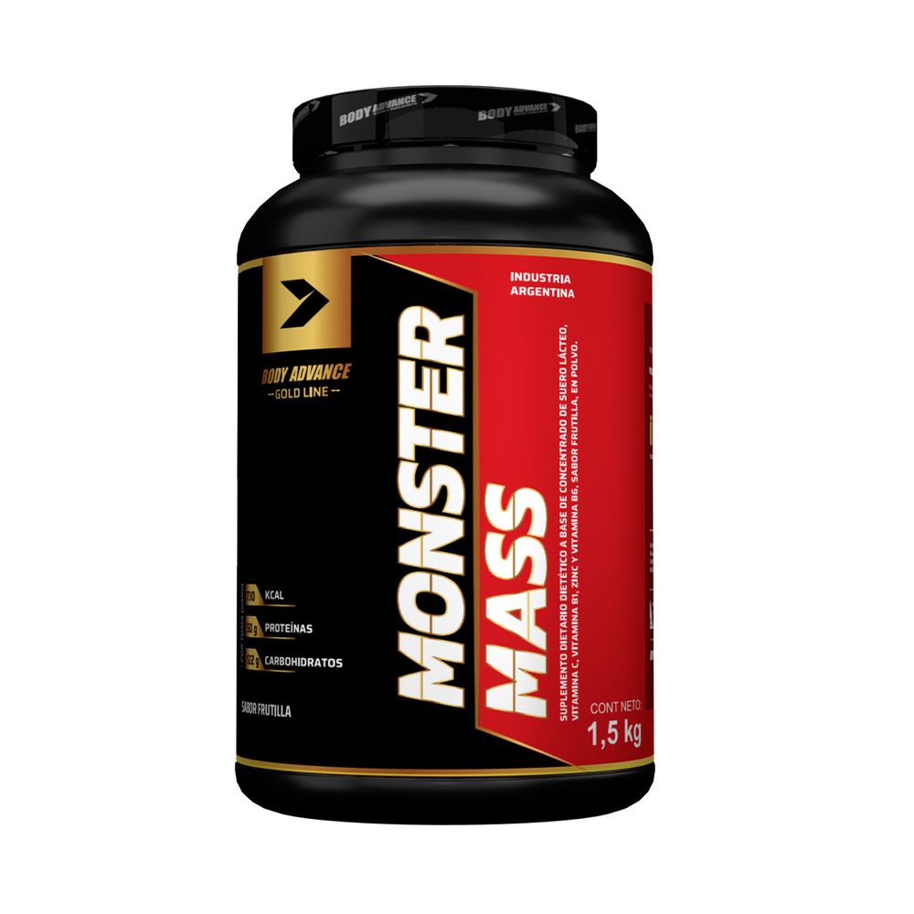 Monster Mass 1,5kg Sabor:Frutilla Body Advance