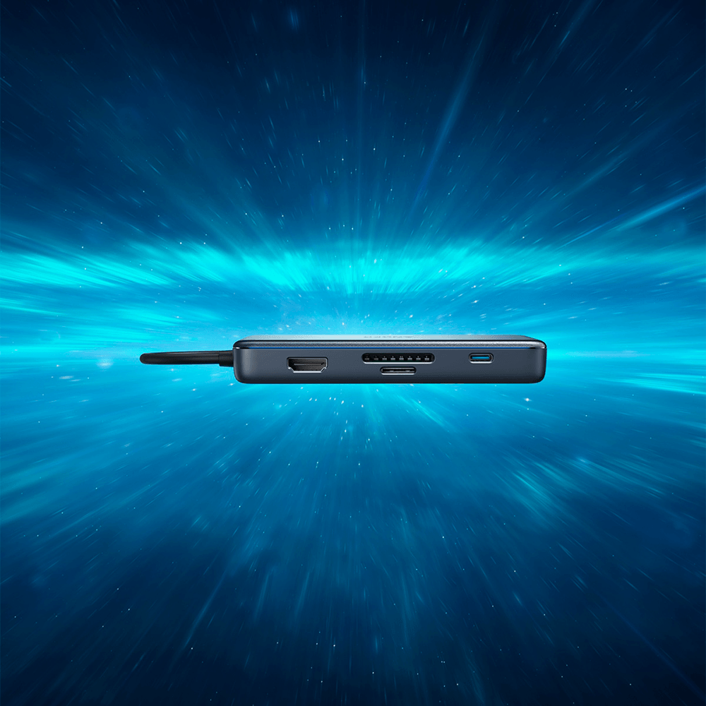 Adaptador Anker A8352 Usbc 7 En 1 Hdmi 4k Superspeed Plata