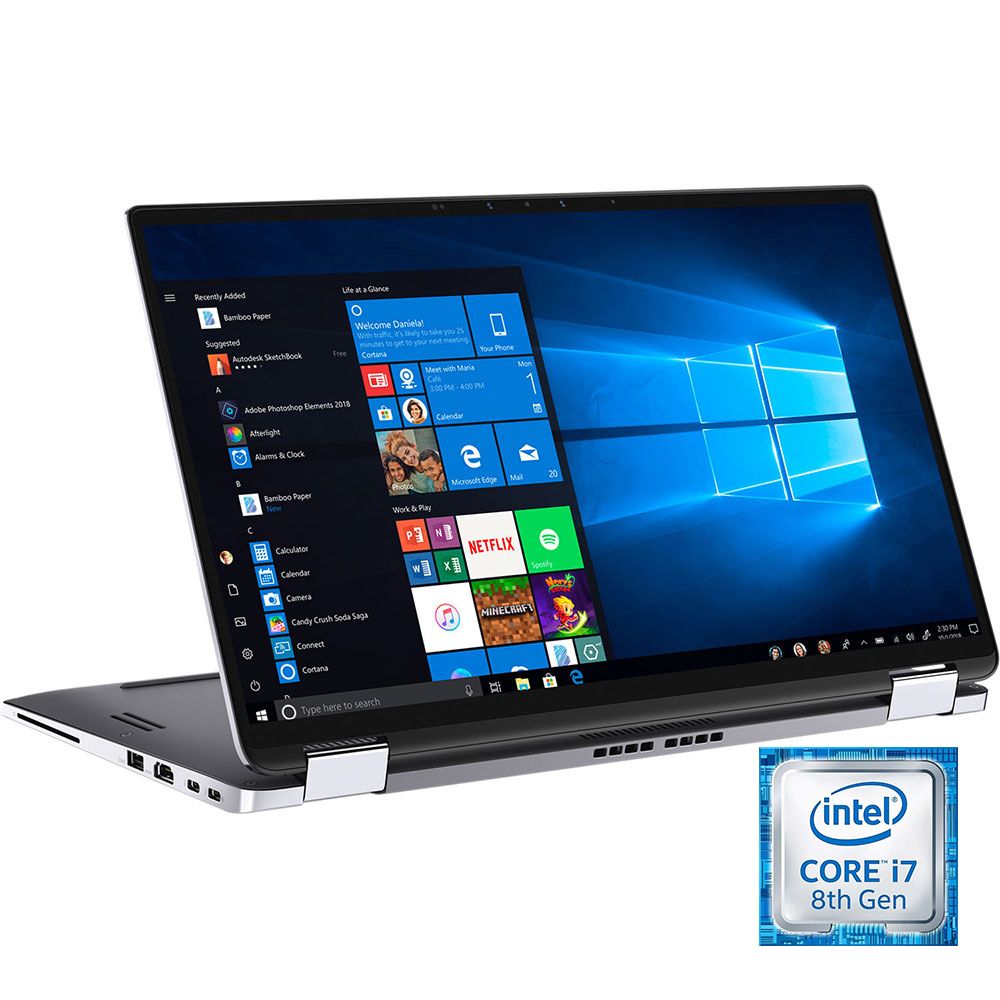 Notebook 2 en 1 Dell 14” Core i7-8665U 8GB 256GB SSD Latitude 7400