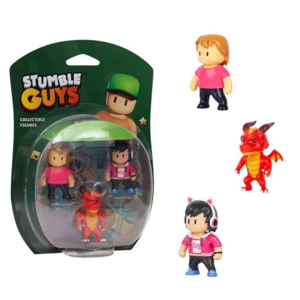 Stumble Guys X3 5Cm - SG2020 Caffaro-Gamer Gina + Ms. Stumble + Inferno ...