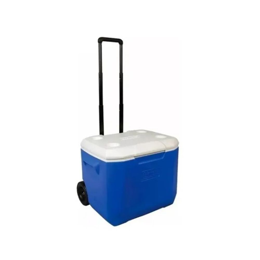 Heladera Coleman Conservadora Classic 60qt Azul con Ruedas