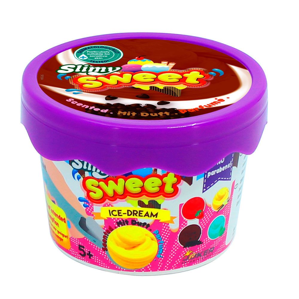 Slimy Slime Sweet 100gr Ice Dream Chocolate con Caja Exhibidora