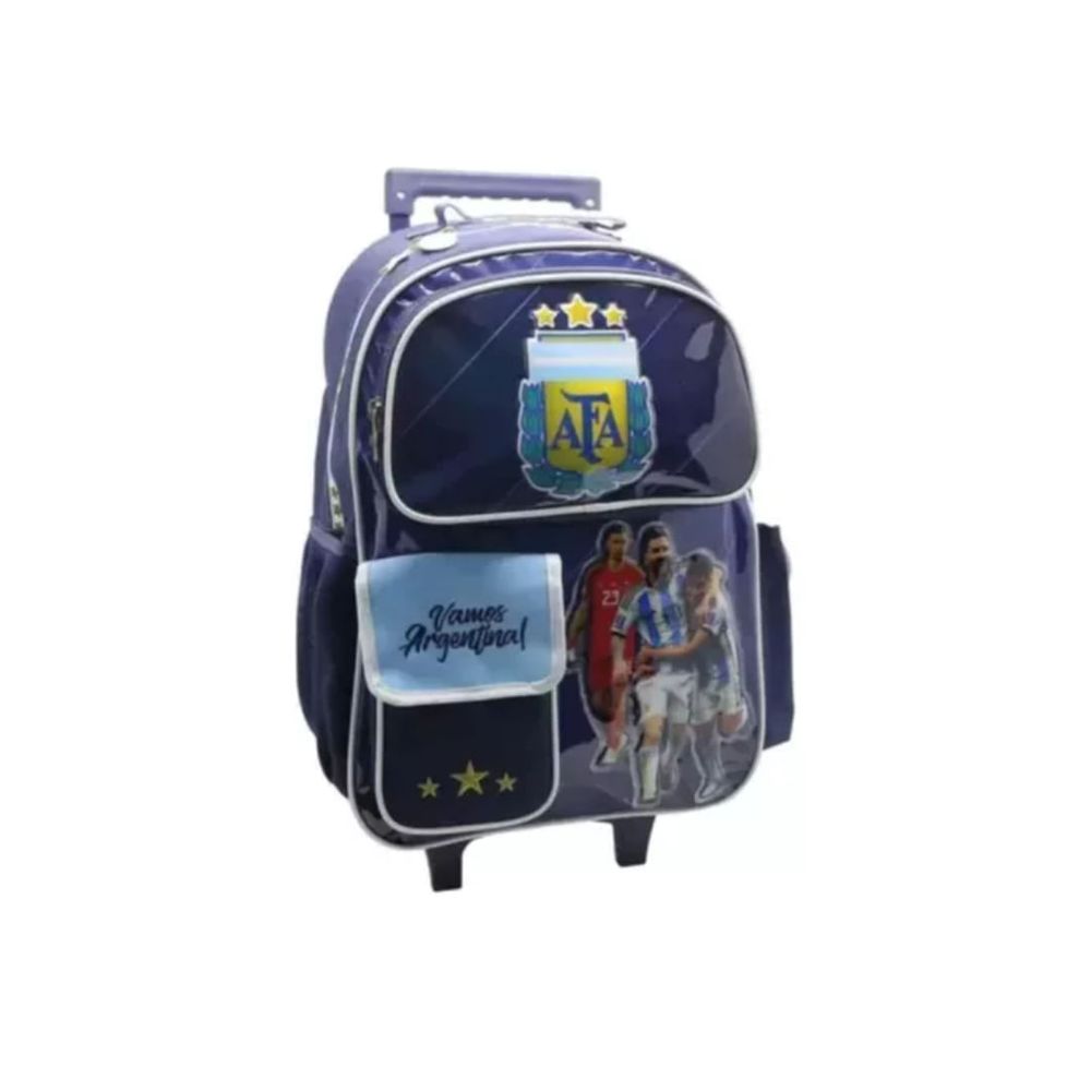 Mochila Afa Selección Argentina Muchachos Con Carro Af123 Azul Oscuro