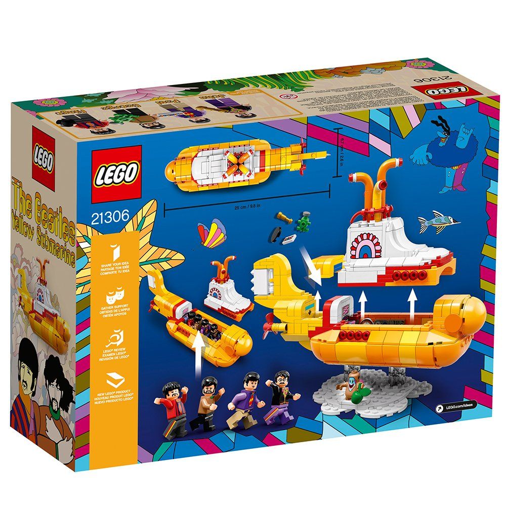 Kit de construcción para submarinos LEGO Ideas 21306, color
