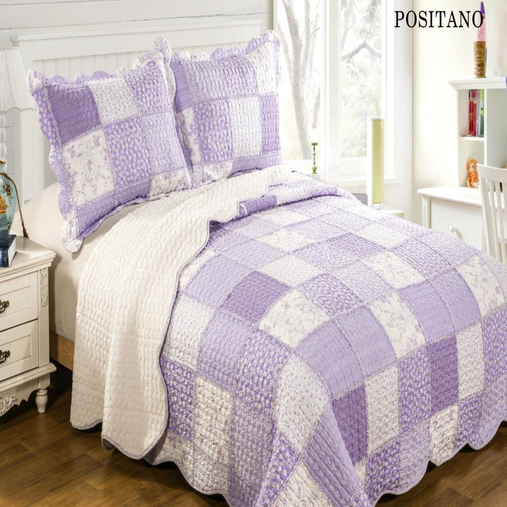 Quilt con Corderito Patchwork 1 1/2 - Positano