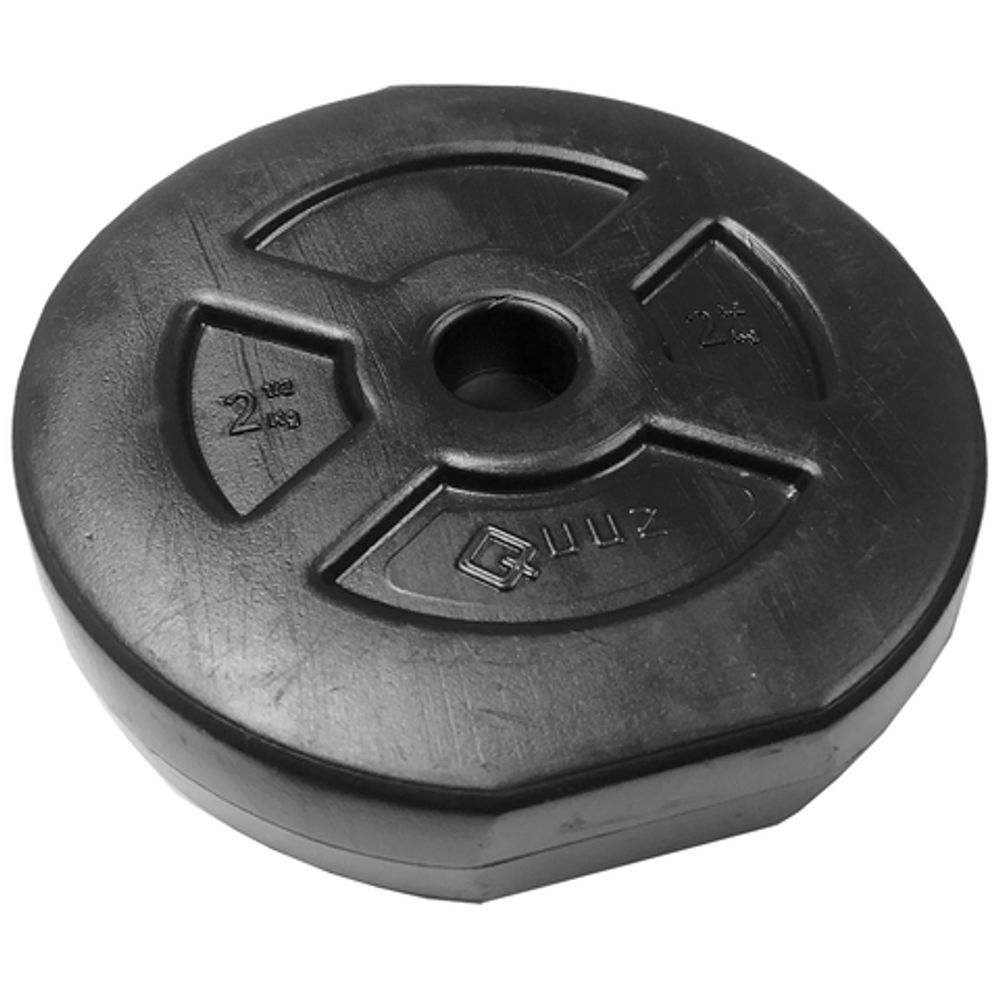 Disco Plastico de 2.5 kg Diam 25 mm QUUZ LOCAL QUUZ Color Negro