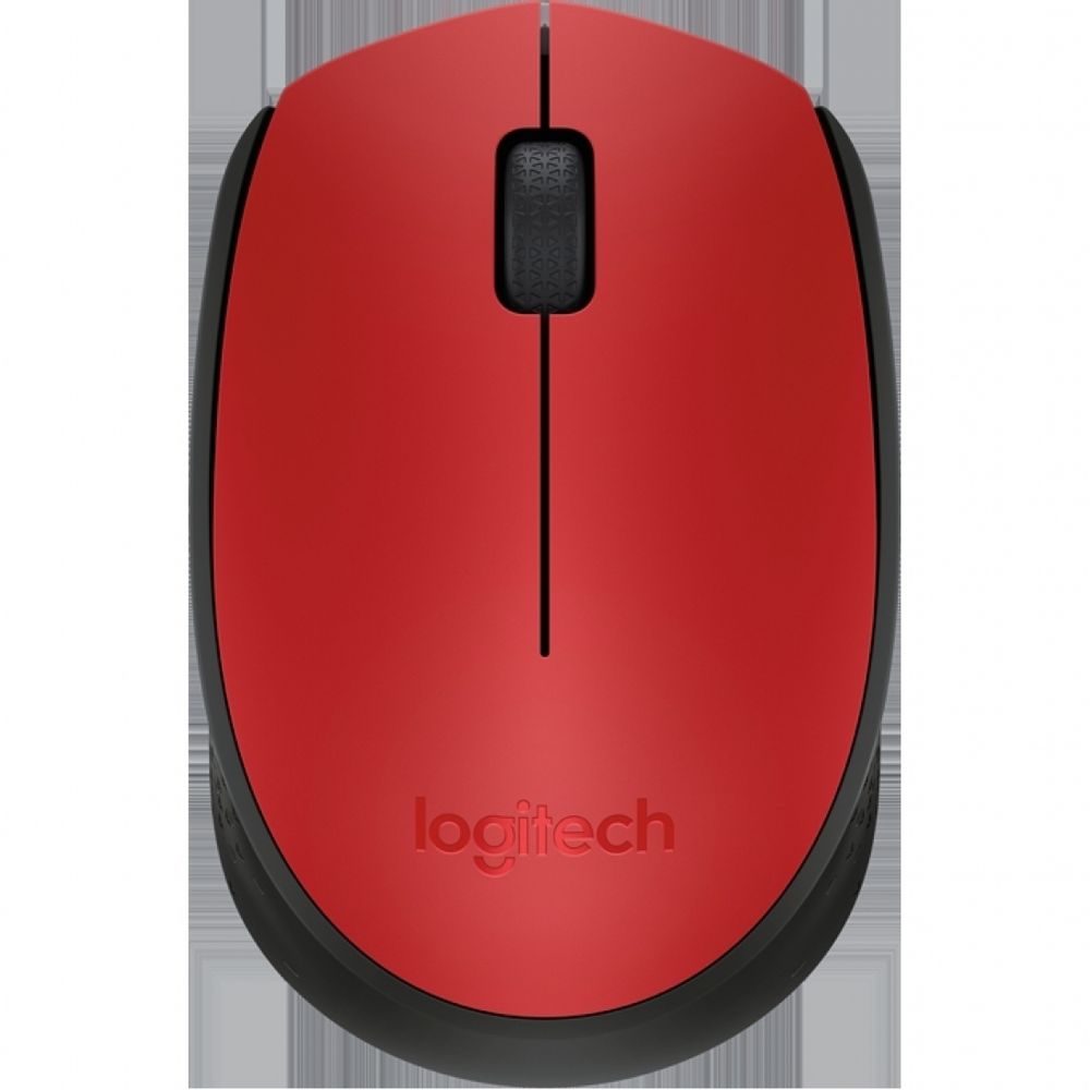 LOGITECH MOUSE INALáMBRICO M170 ROJO