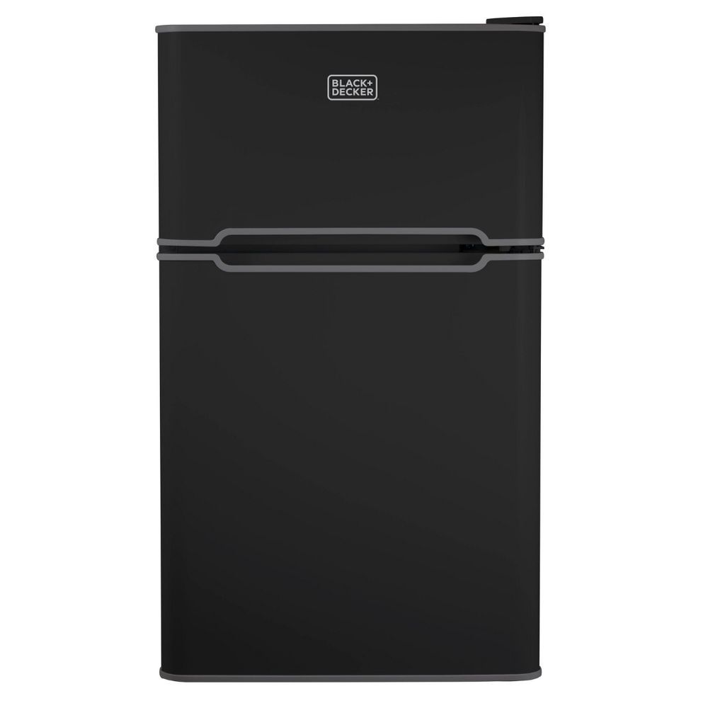 Heladera Frigobar Bajo Mesada Black Decker 2 Puertas 90 Lts Negro