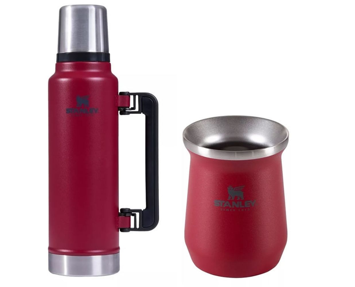 Combo termo 1.4lts mas mate Stanley original