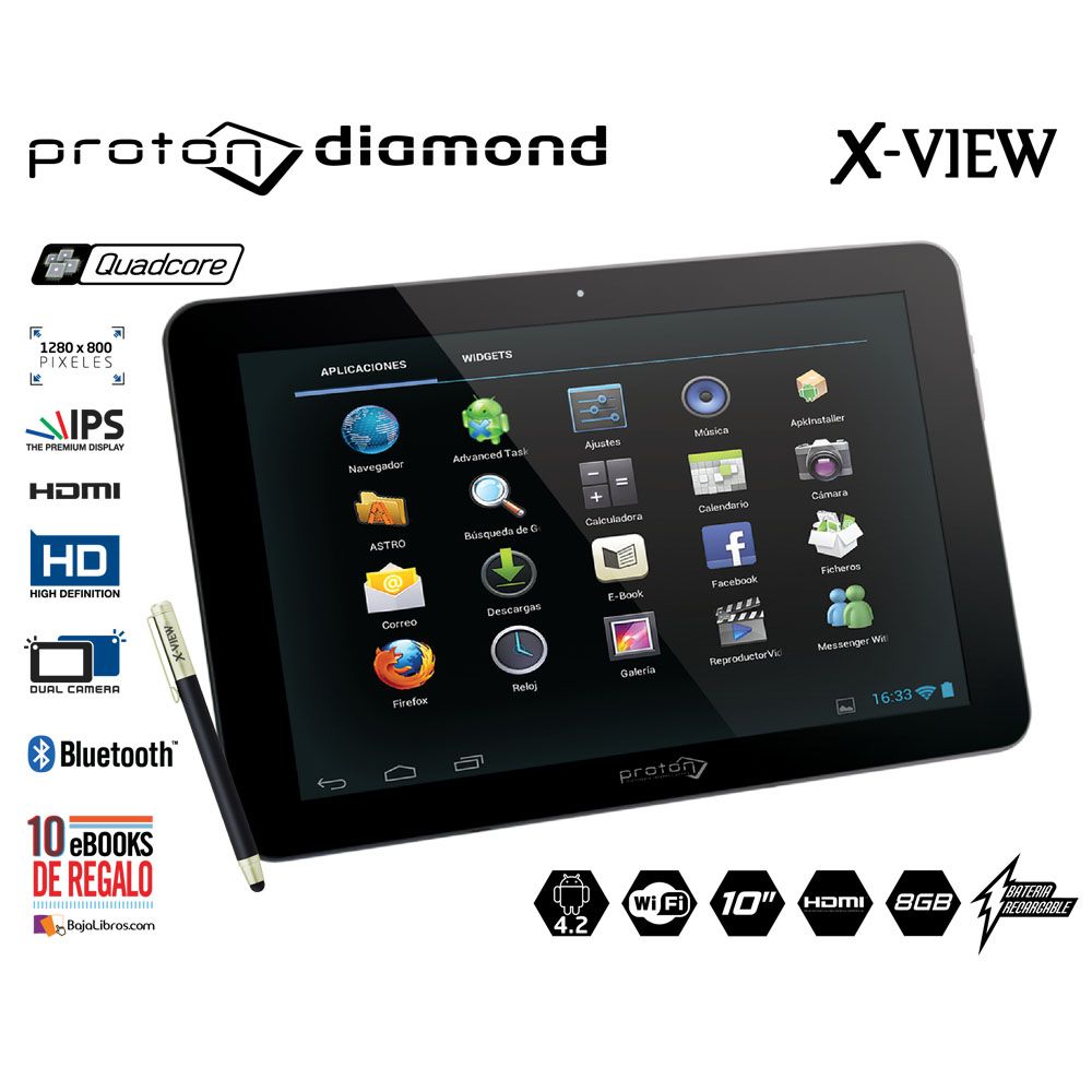 TABLET X-VIEW PROTON DIAMOND 10