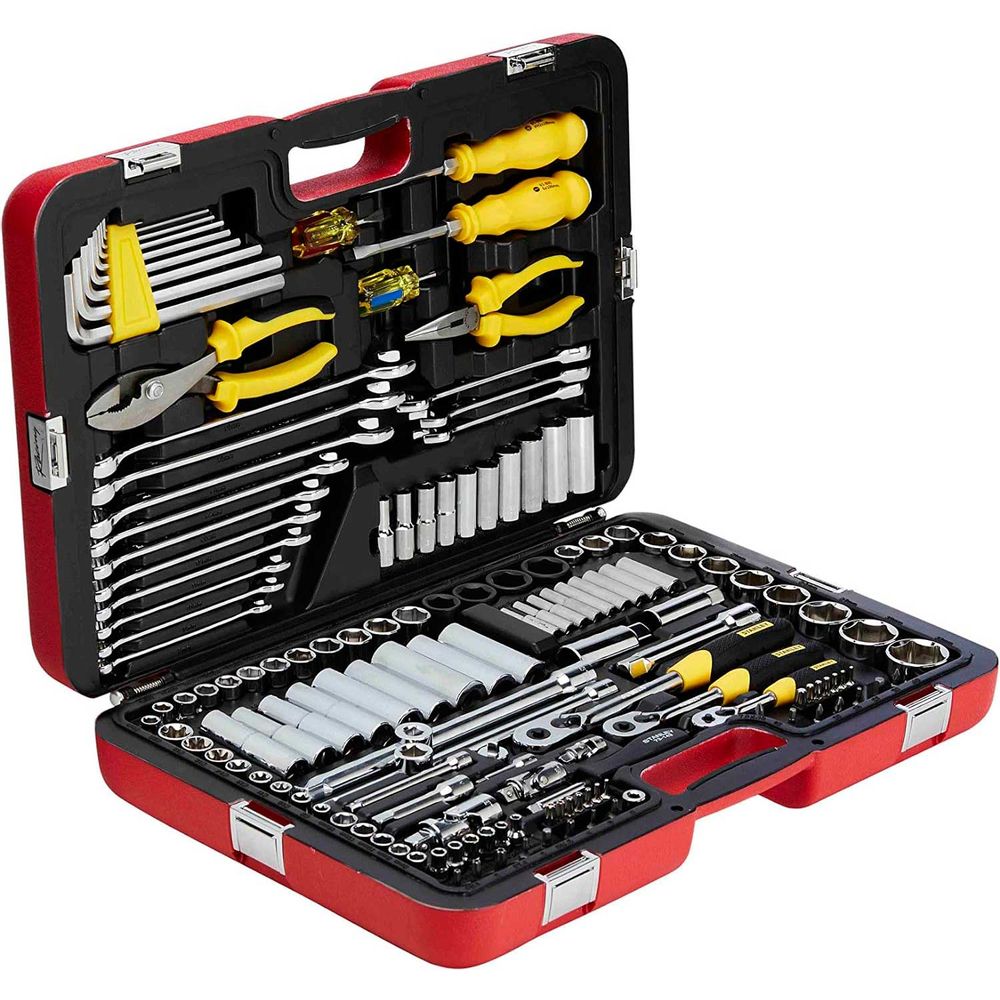 Juego 150 Herramientas Mecánicas Stanley Racing R99-150LA