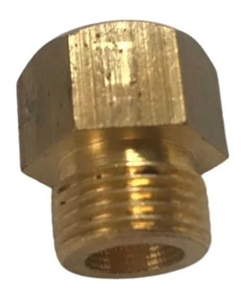 Adaptador De Rosca Hembra - Macho De 3/8 Para Gas De Bronce