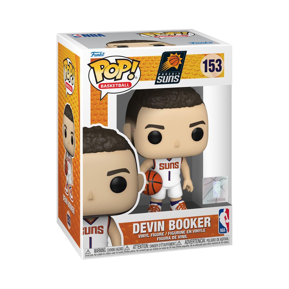 ¡Funko Pop! Figura de vinilo de Devin Booker de los Phoenix Suns de la ...