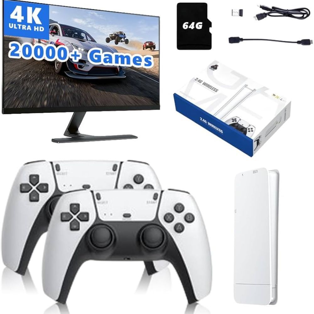 Consola Retro Game Stick M15 Plus Pro + 2 Joysticks + 20mil Juegos FULL ...