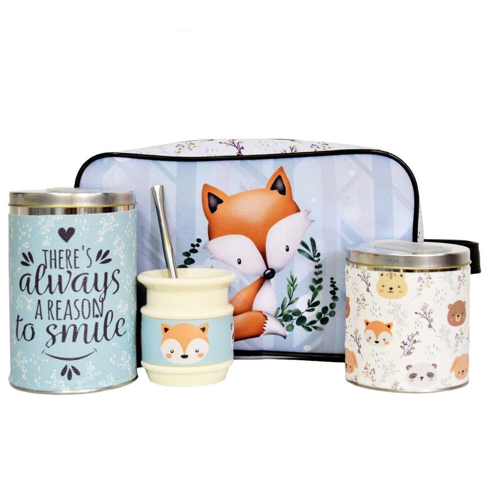 Kit de Mate Urbano con bolso de mano Zorrito