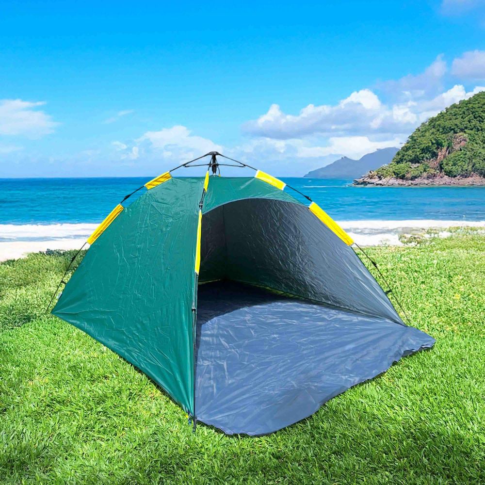 Carpa Autoarmable para 2 Personas Verde RJ2219