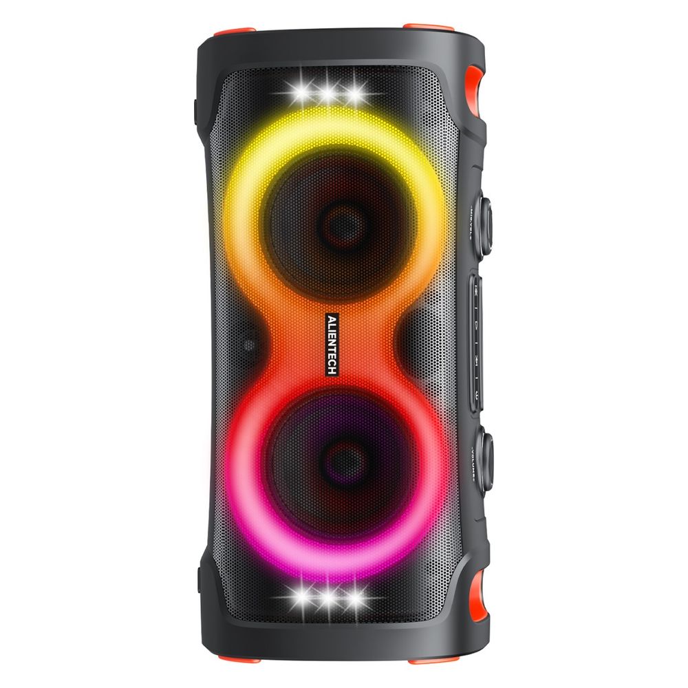 Parlante Portatil Bluetooth 60w Con Microfono Color Negro