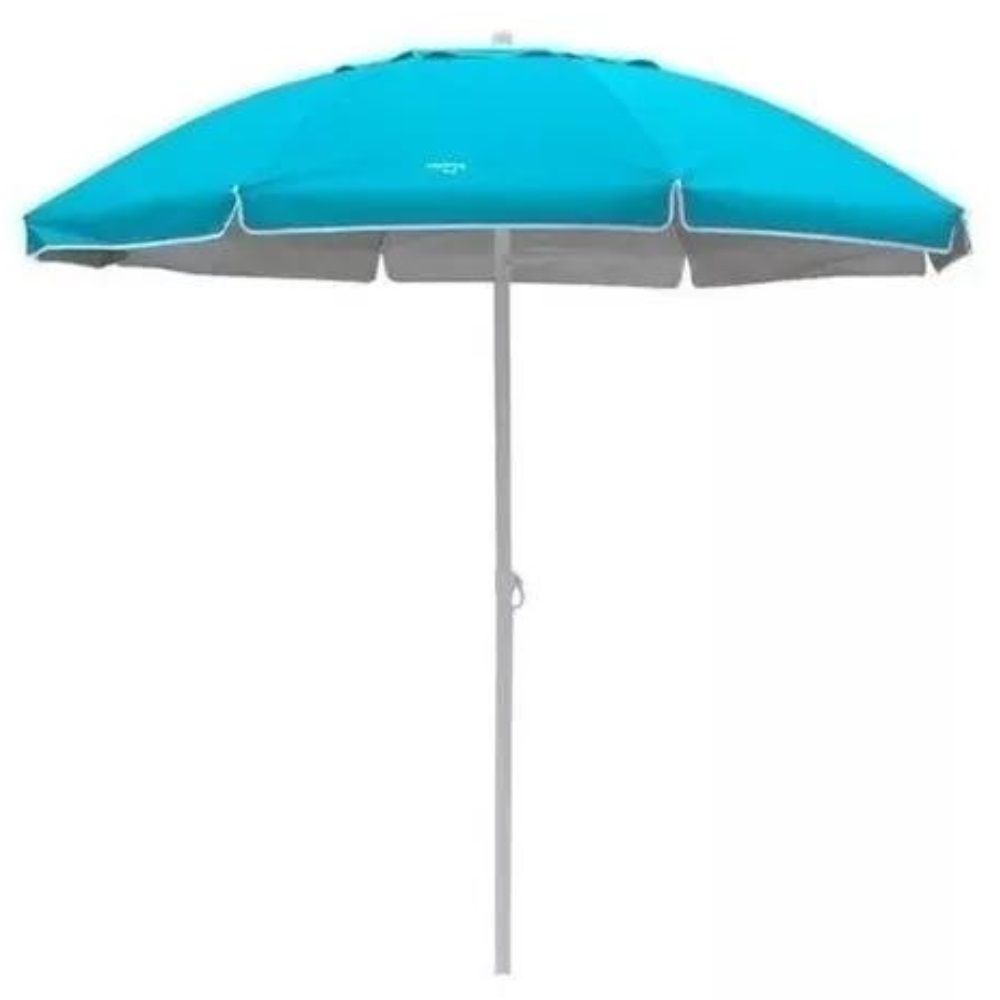 Sombrilla Playera 2 Mt Reclinable Acero Excelente Calidad TURQUESA