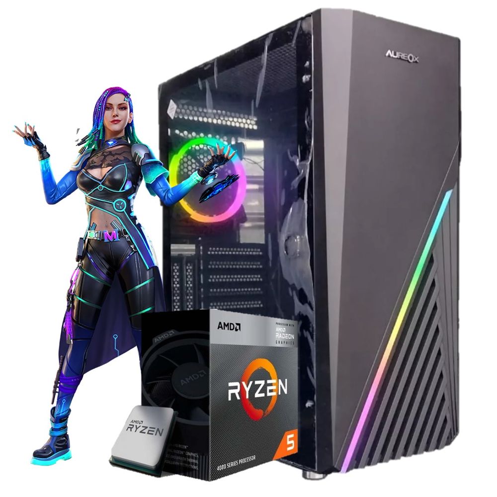 Pc Gamer Amd Ryzen 5 4600g | 16 Gb | 480gb Ssd | Wifi