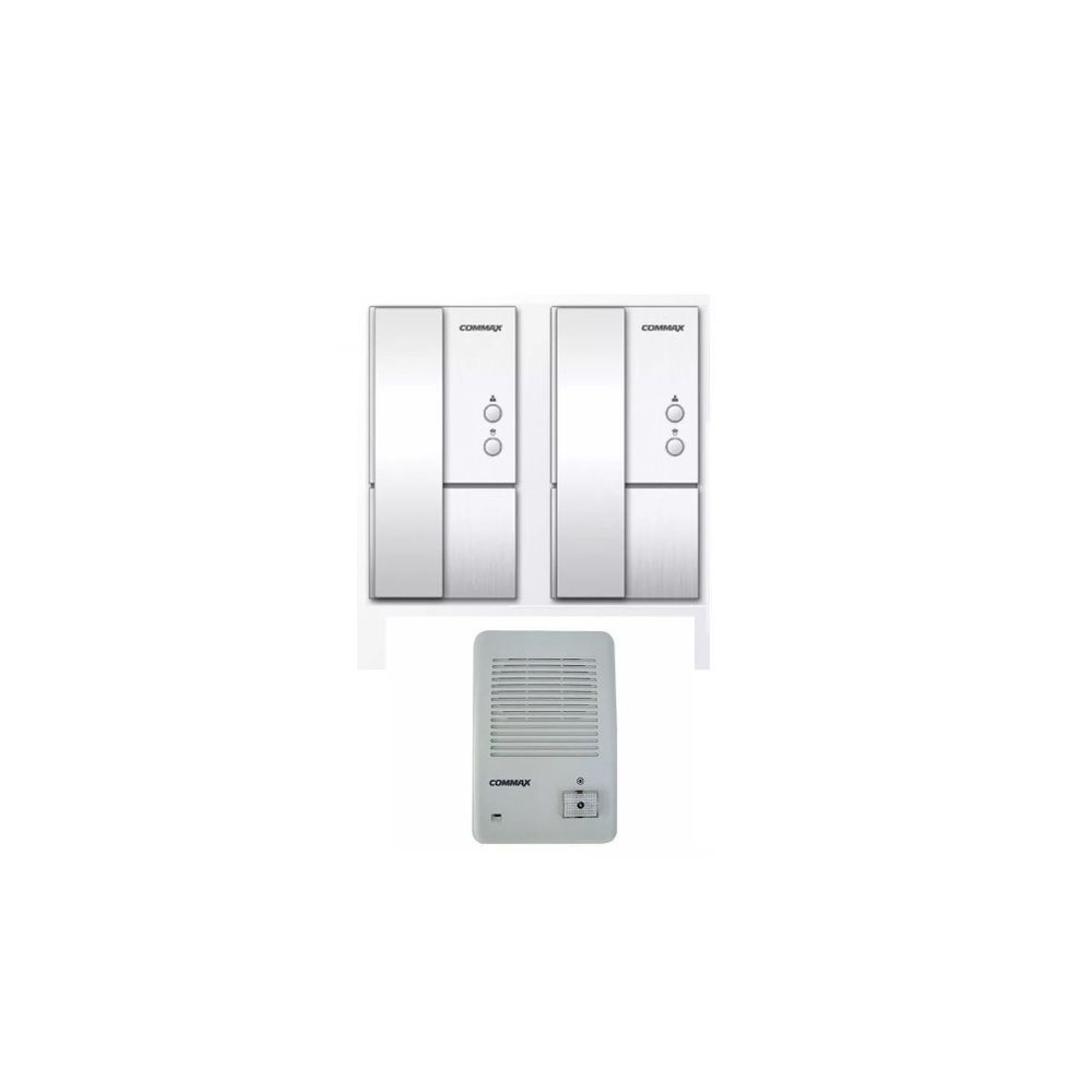 Kit Portero Electrico Commax Dp-la101 2 Telefonos + Frente