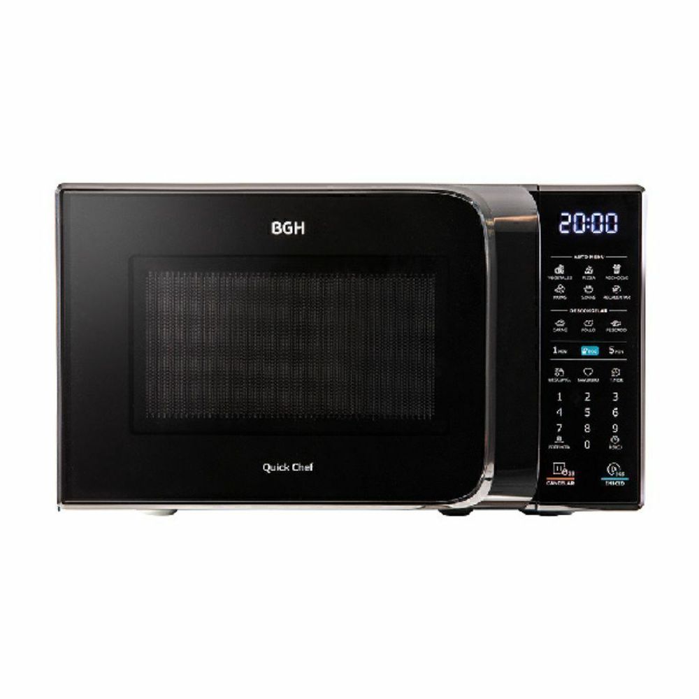 Microondas Digital Con Grill BGH Quick Chef B228DN20 900w 28Lts Negro