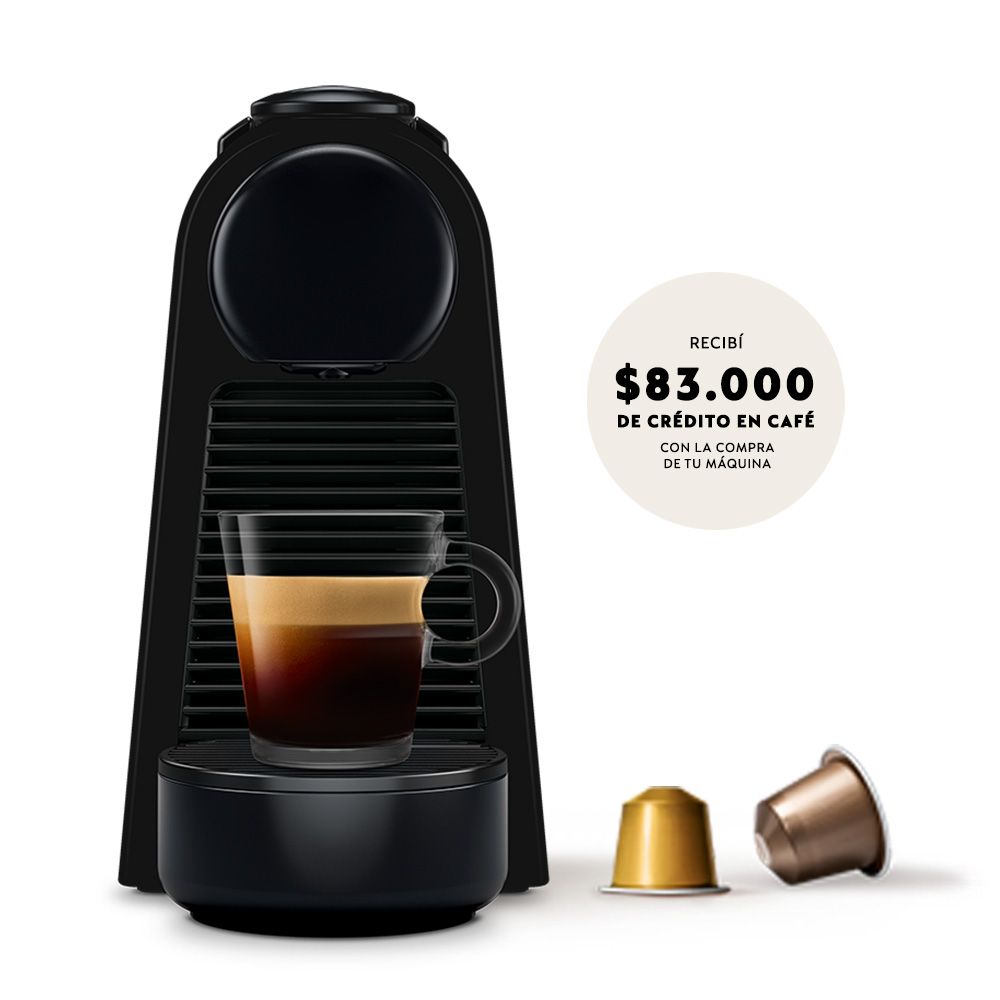 Cafetera Nespresso Essenza Mini D Negra D30-AR-BK-NE