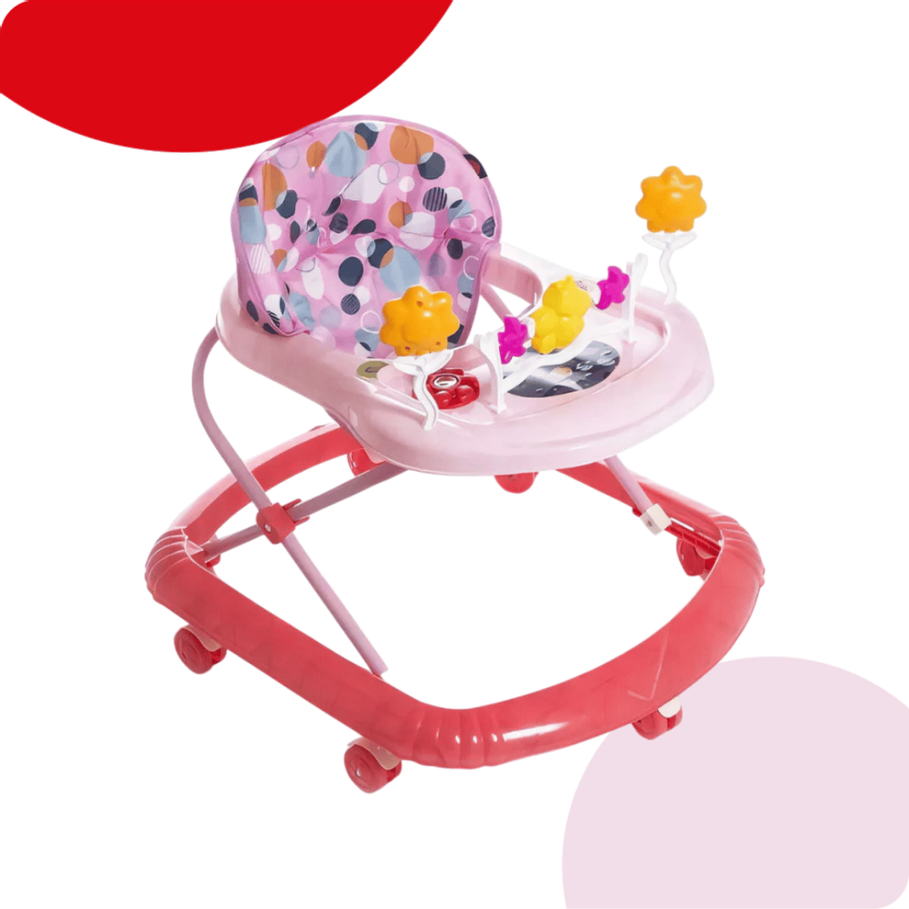 Andador Bebesit rosa musical con Juegos 3004-V2D
