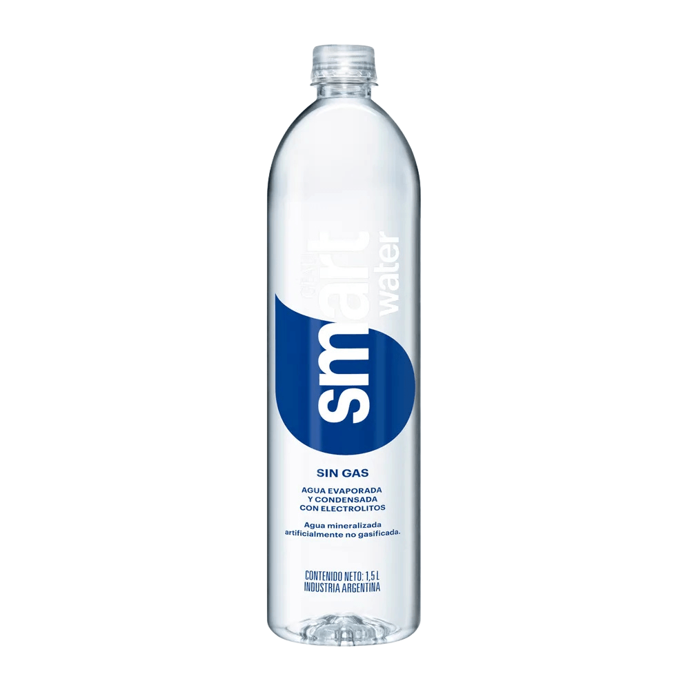 Agua Mineral Smartwater sin gas Botella 1,5L x6