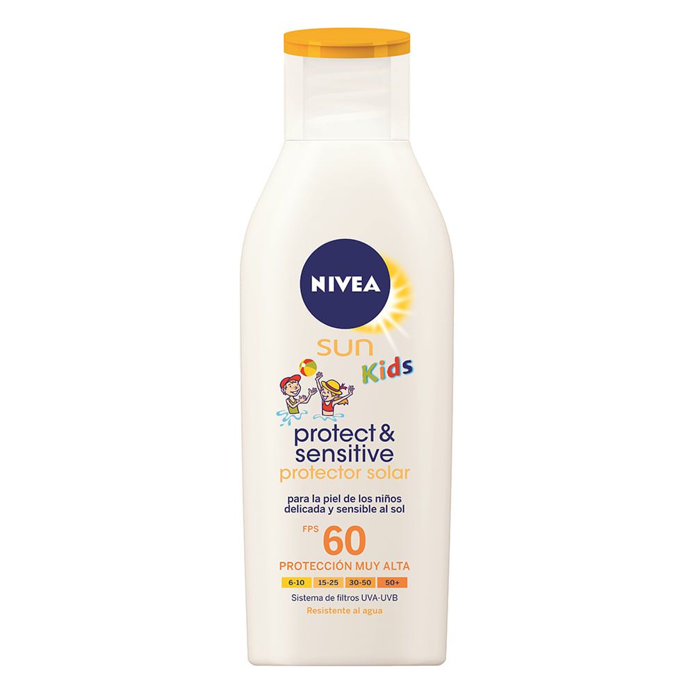 Protector Solar Nivea Kids Sun Sensitive Fps60 200ml