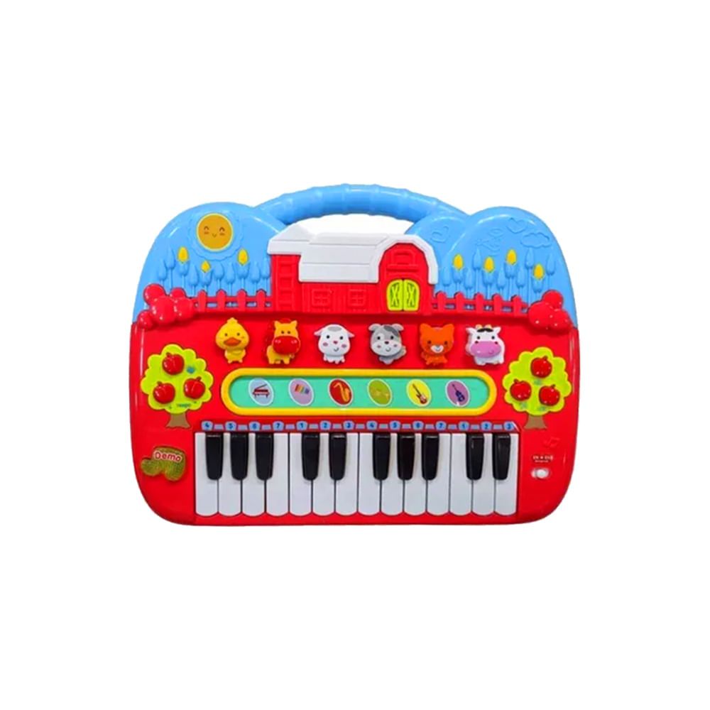 Mi Primer Piano Granja Teclado Musical Ok Baby +6m