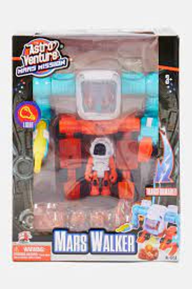Astro Venture Playset Mars Mission Walker con Luz
