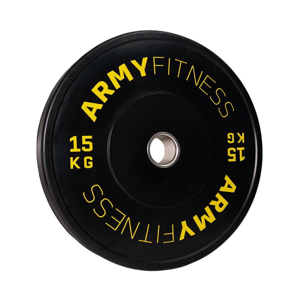 PRO Bumper Plate Peso:15 kg ARMY Fitness