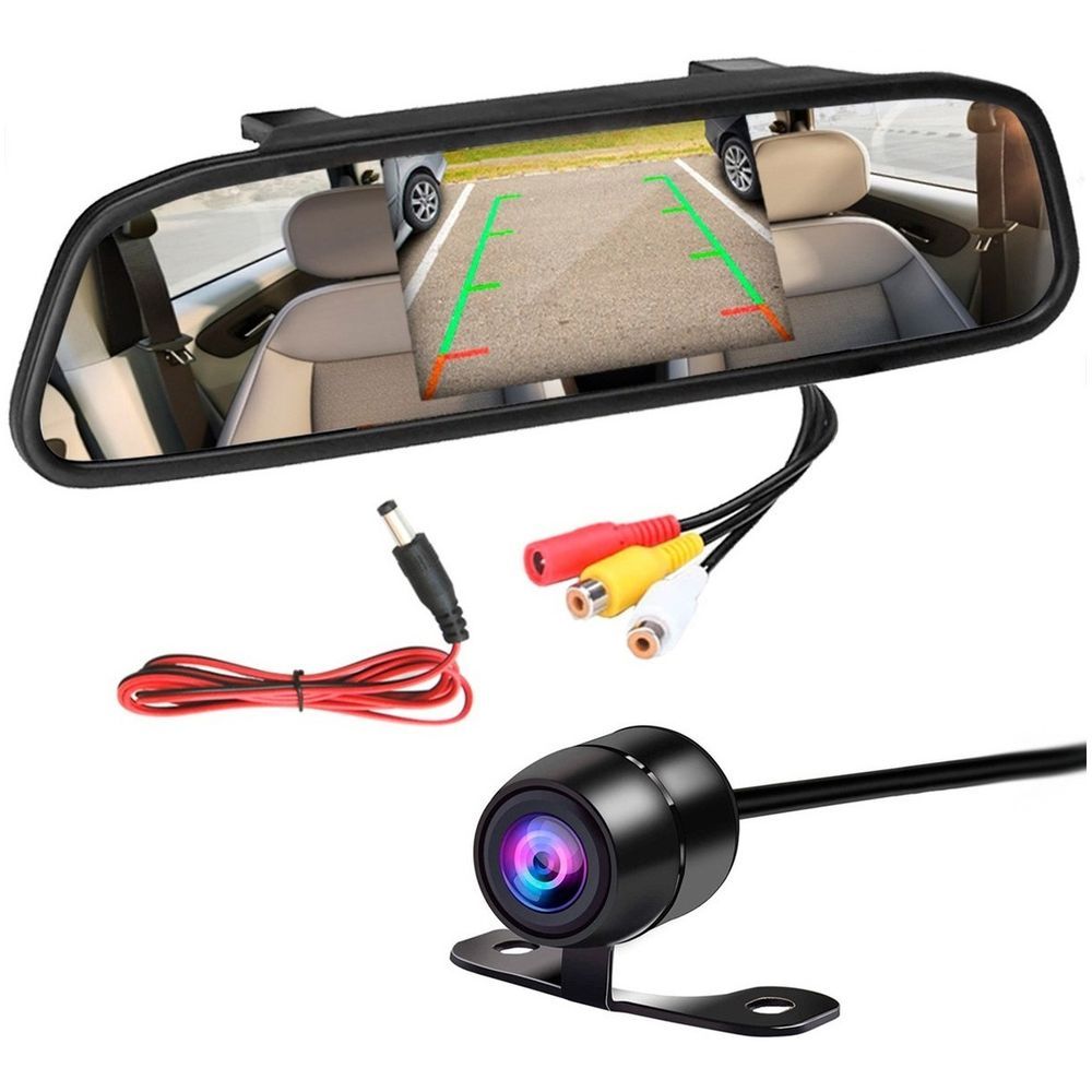 Espejo Retrovisor Pantalla con Cámara de Retroceso Guardtex Ideal ...