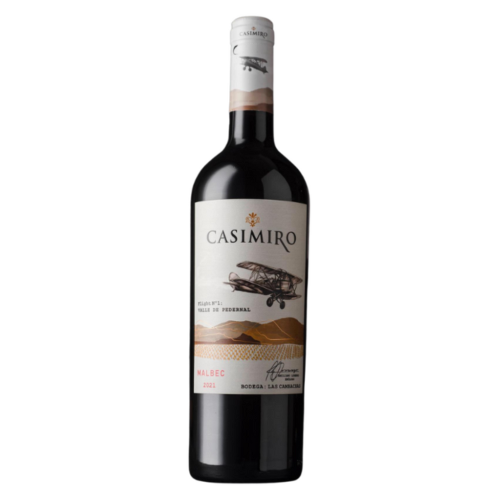 Vino Casimiro Malbec V.de Pedernal X6