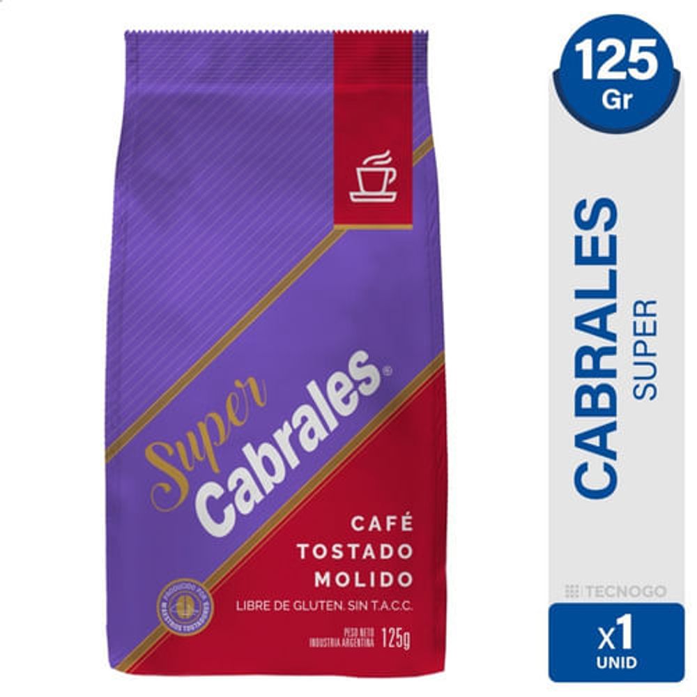 Café Super Cabrales Tostado Molido 125g