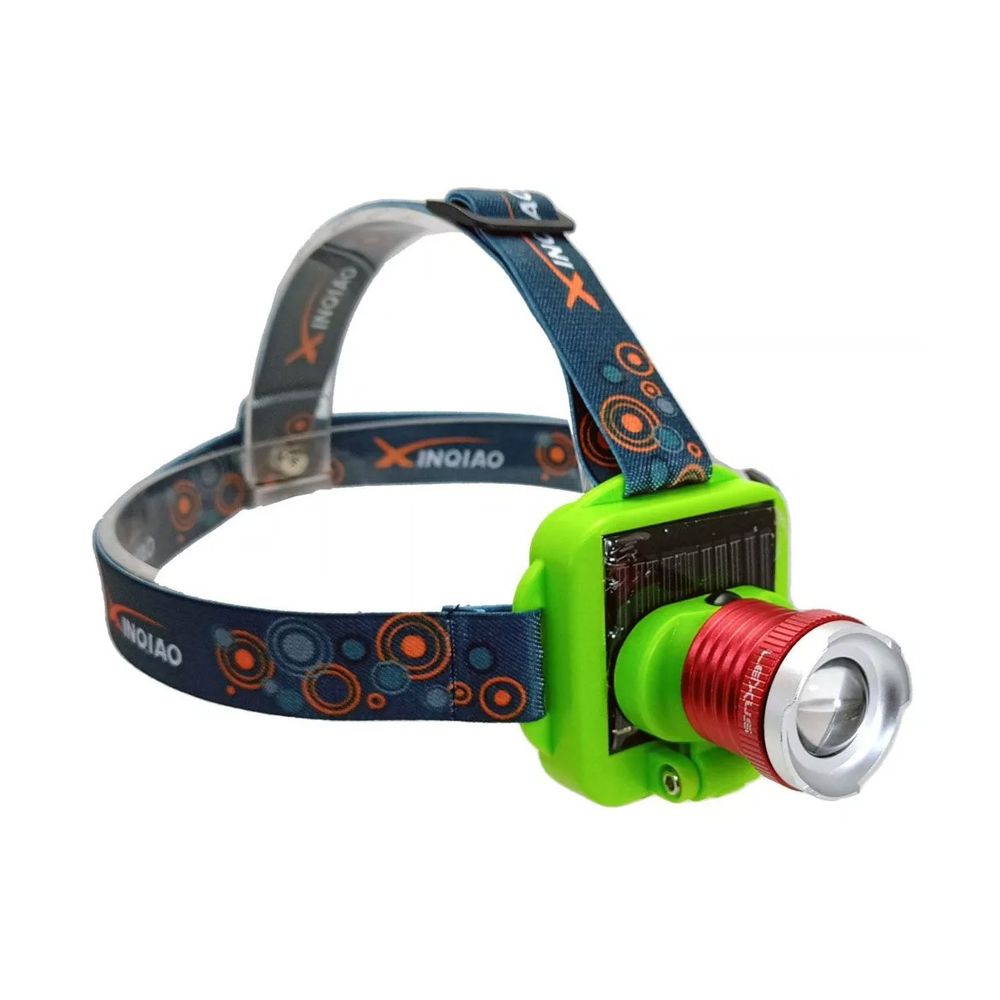 Linterna Solar Led Recargable Con Zoom 1800 Lumens