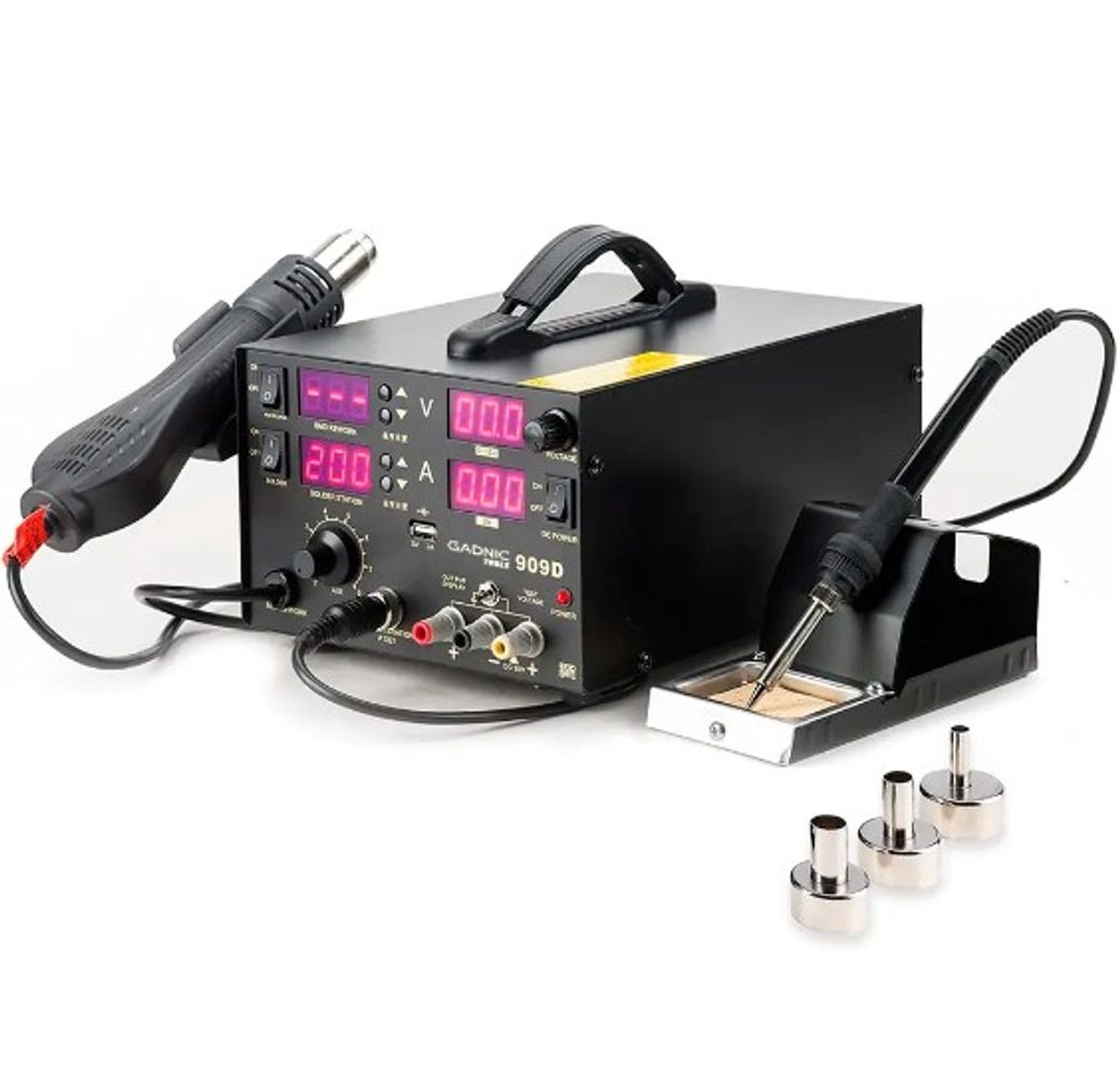 Estación de Soldado Gadnic 909D SMD 750w Profesional 5 en 1