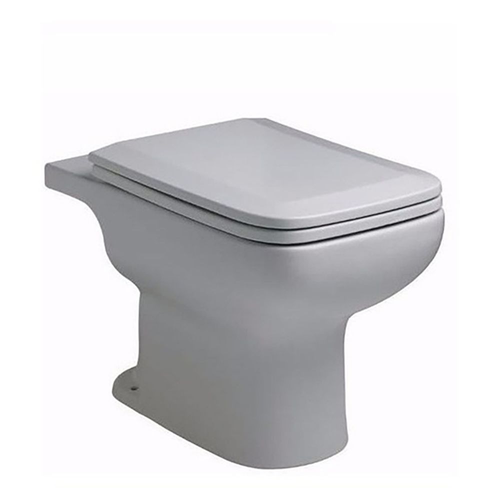 Inodoro Corto Ferrum Trento Color Blanco