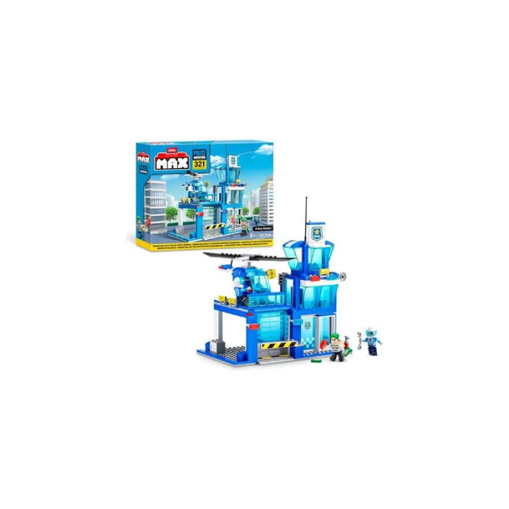 Zuru Max City Box Playset Police Station 321pzs 83163 7458