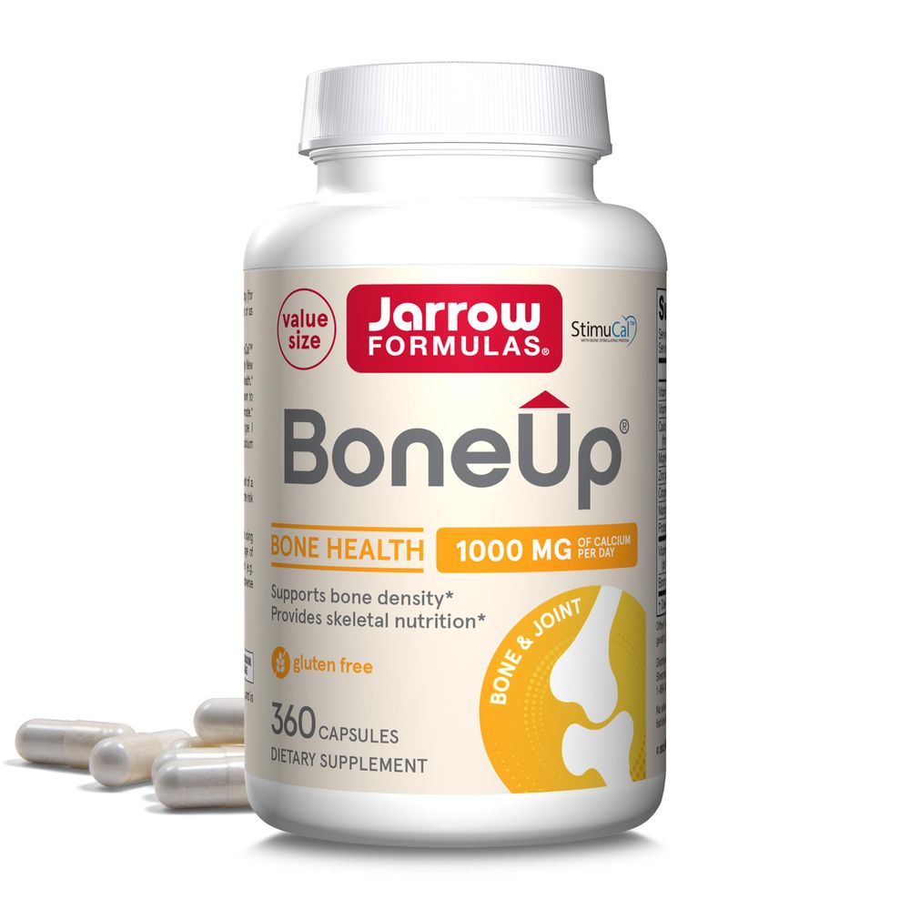 Suplemento Jarrow Formulas BoneUp 360 cápsulas Bone Support