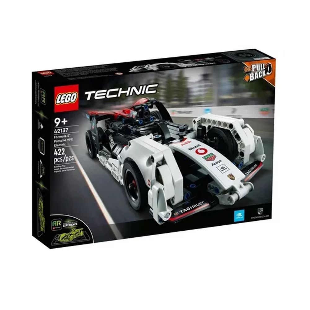 Lego 42137 Technic Formula E Porsche 99x Electric Pull Back - 422 Piezas