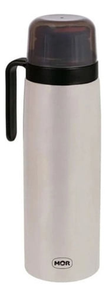 Termo Mor Total Inox Fit Con Asa 1 L Color Plateado